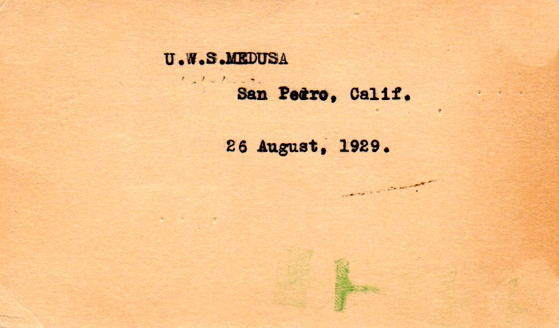 USS Medusa (AR-1) - Graf Zeppelin Mail - USCS