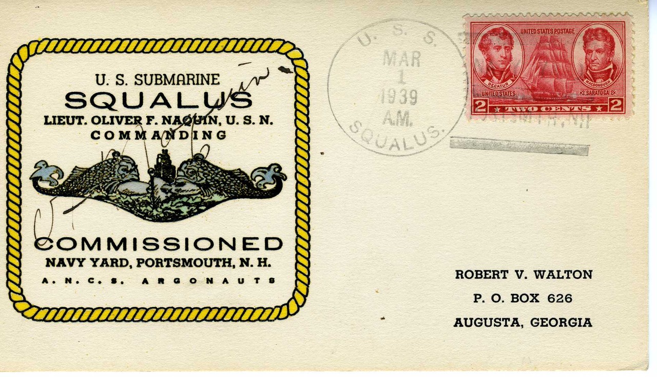 USS Squalus (SS-192) - USCS